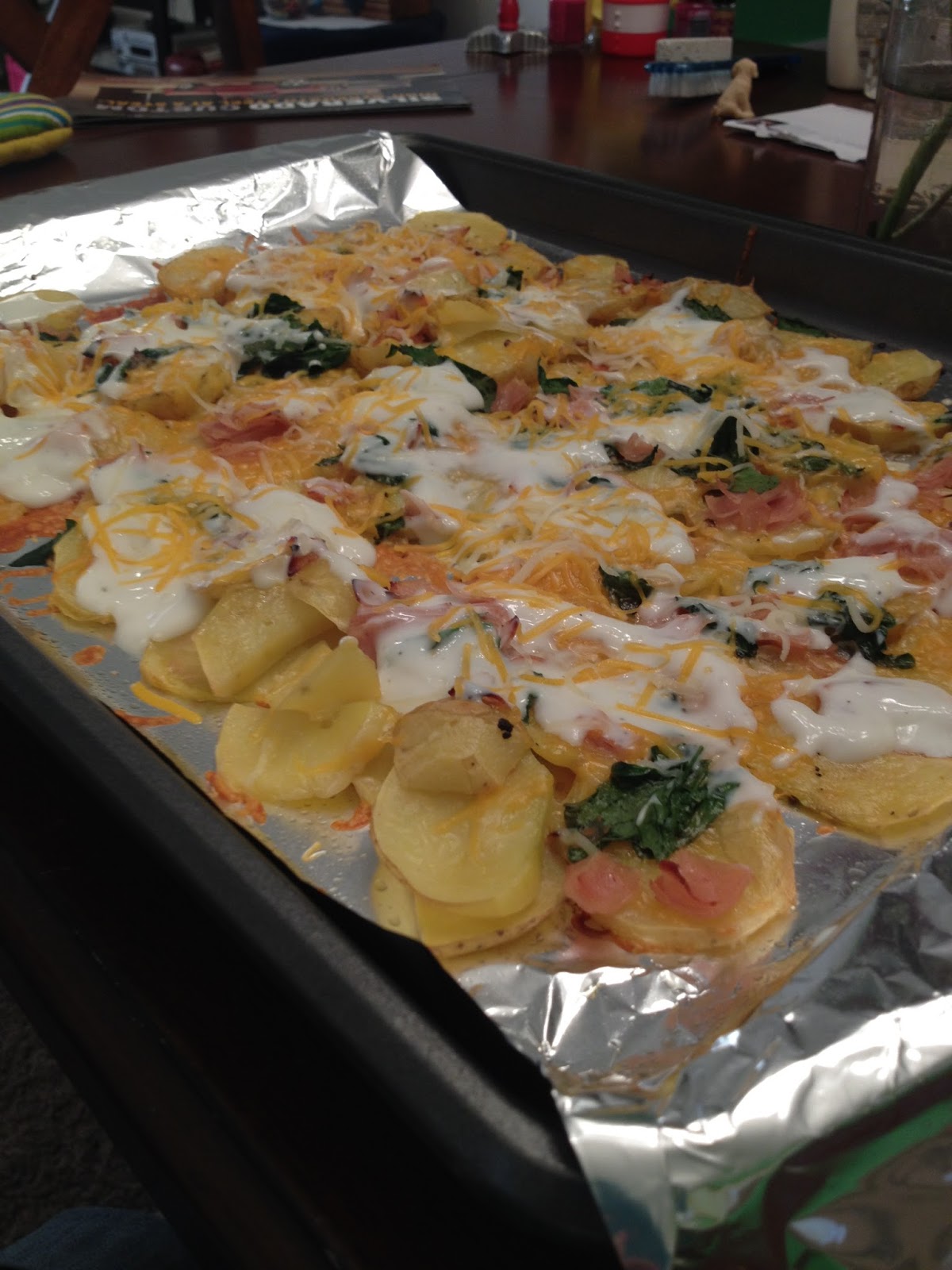 Baking con Brio: Ultimate Baked Potato Nachos
