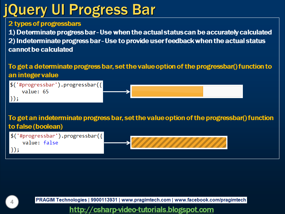 Sql Server Net And C Video Tutorial Jquery Ui Progress Bar