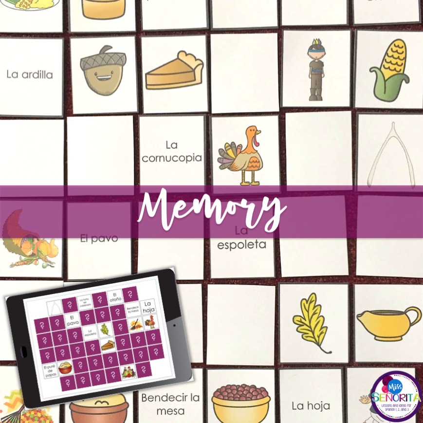 Easy Thanksgiving Activities in the Spanish Classroom | Miss Señorita