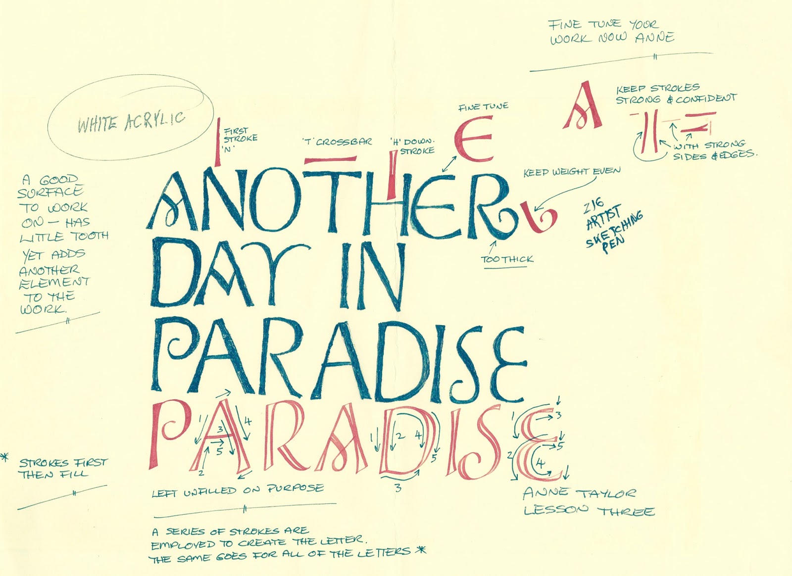 Art Craft Share: David Jones Lettering