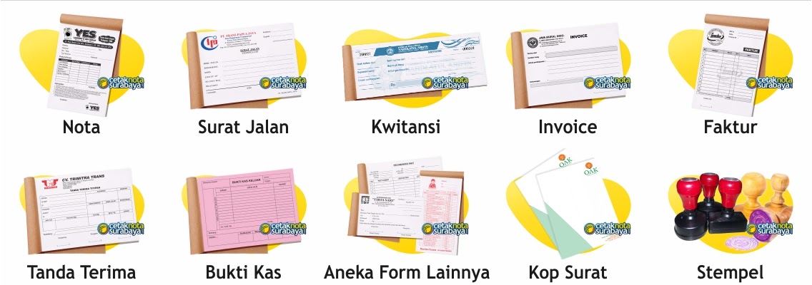 CETAK NOTA | Percetakan Nota Kwitansi Murah Surat Jalan Tanda Terima ...