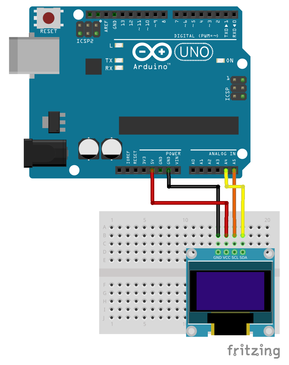 Display Animation On OLED Using Arduino I2c