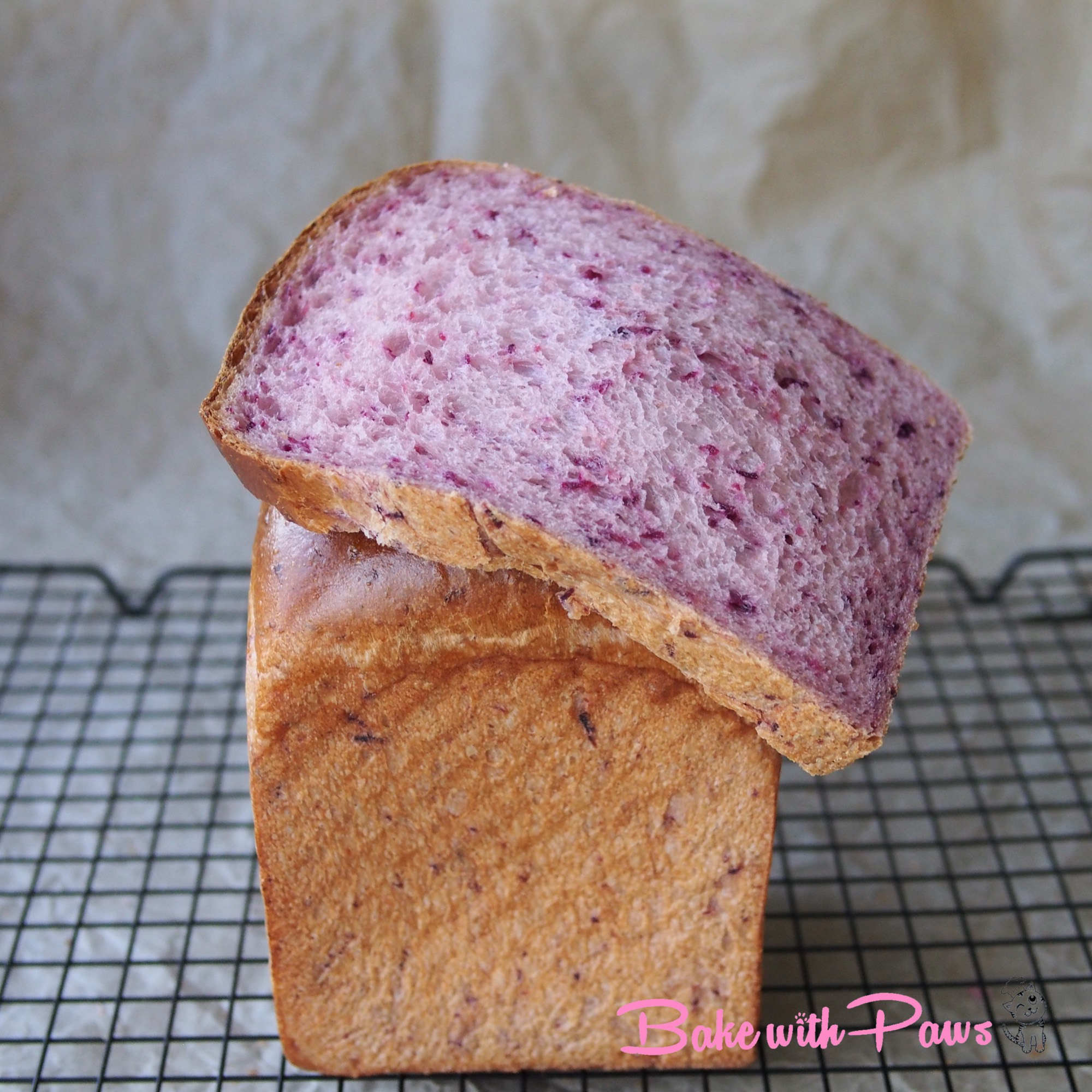 Purple Carrot Soft Sourdough Bread - BAKE WITH PAWS