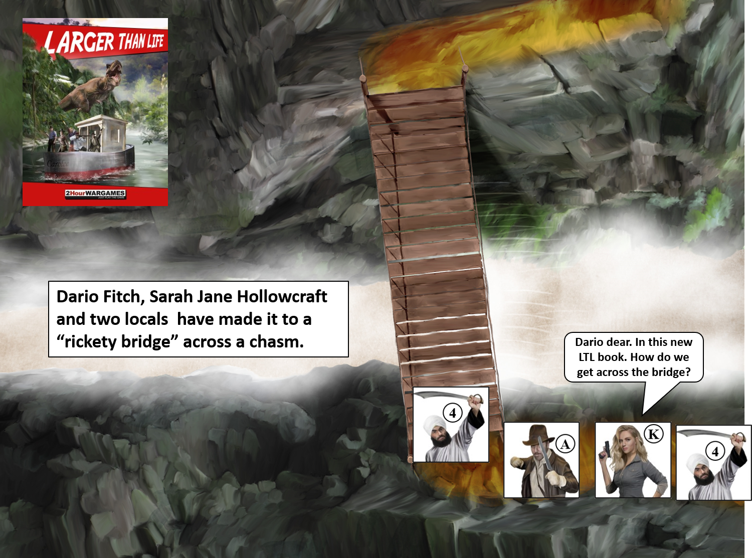 Larger than life two hour wargames blog - daxclock