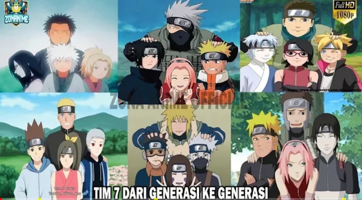 Inilah 4 Generasi Tim 7 Shinobi Konoha - hanalfa.com