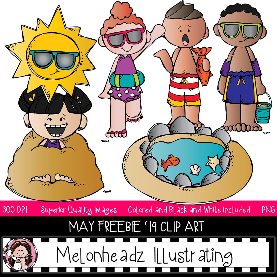 Melonheadz Addicts clip art - May 2019 set - mini