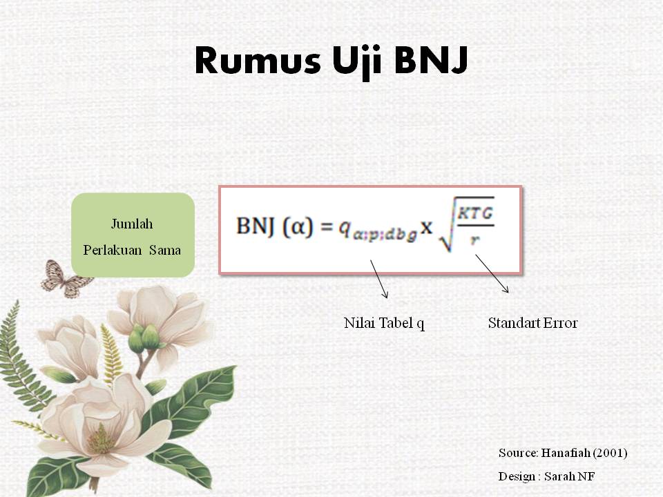 Uji Rerata (BNT, BNJ, Duncan)