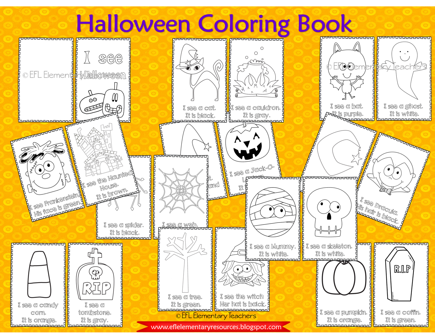 EFL Elementary Teachers: Day 17 to 19 of the 31 days of Halloween 2020 ...