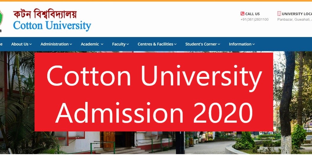 Cotton University Admission 2020 – Online Application for HS, UG and PG ...