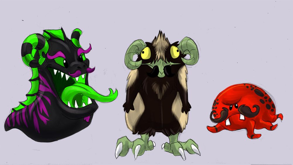 A Feather of Lead: monsters