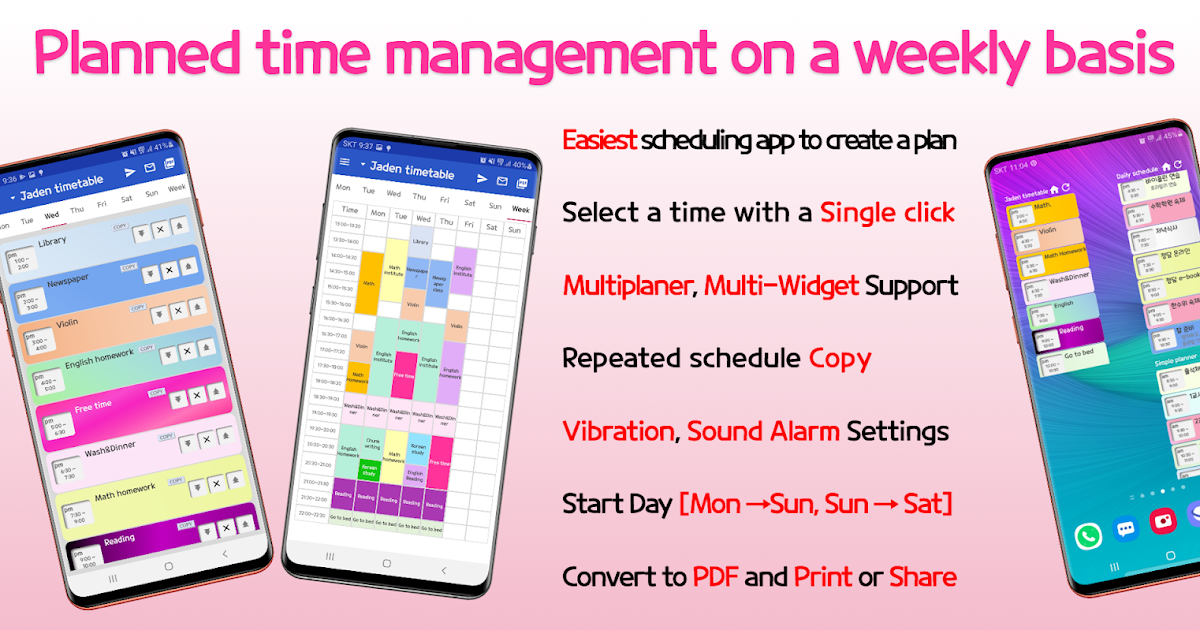 Daily Schedule - The easiest app to create a plan