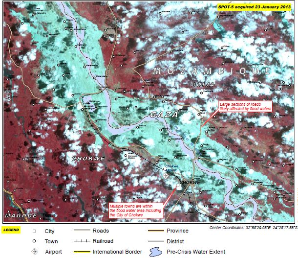 SA Weather and Disaster Observation Service: Situation Map: Floods Over ...
