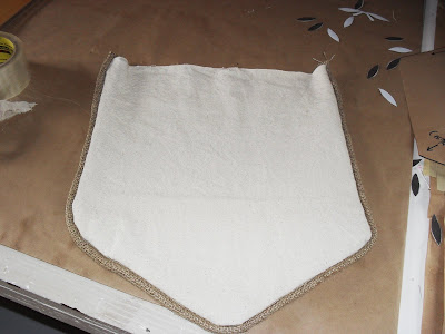 Home Frosting: Burlap & Canvas Monogrammed Banner