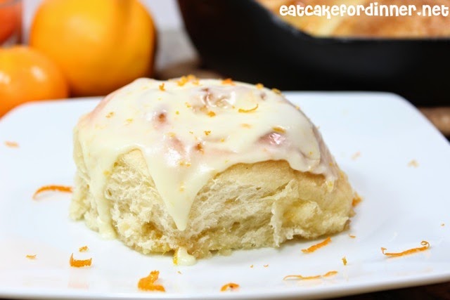 Eat Cake For Dinner: Kelsey's Orange Rolls from Rapid Rise Roll Dough