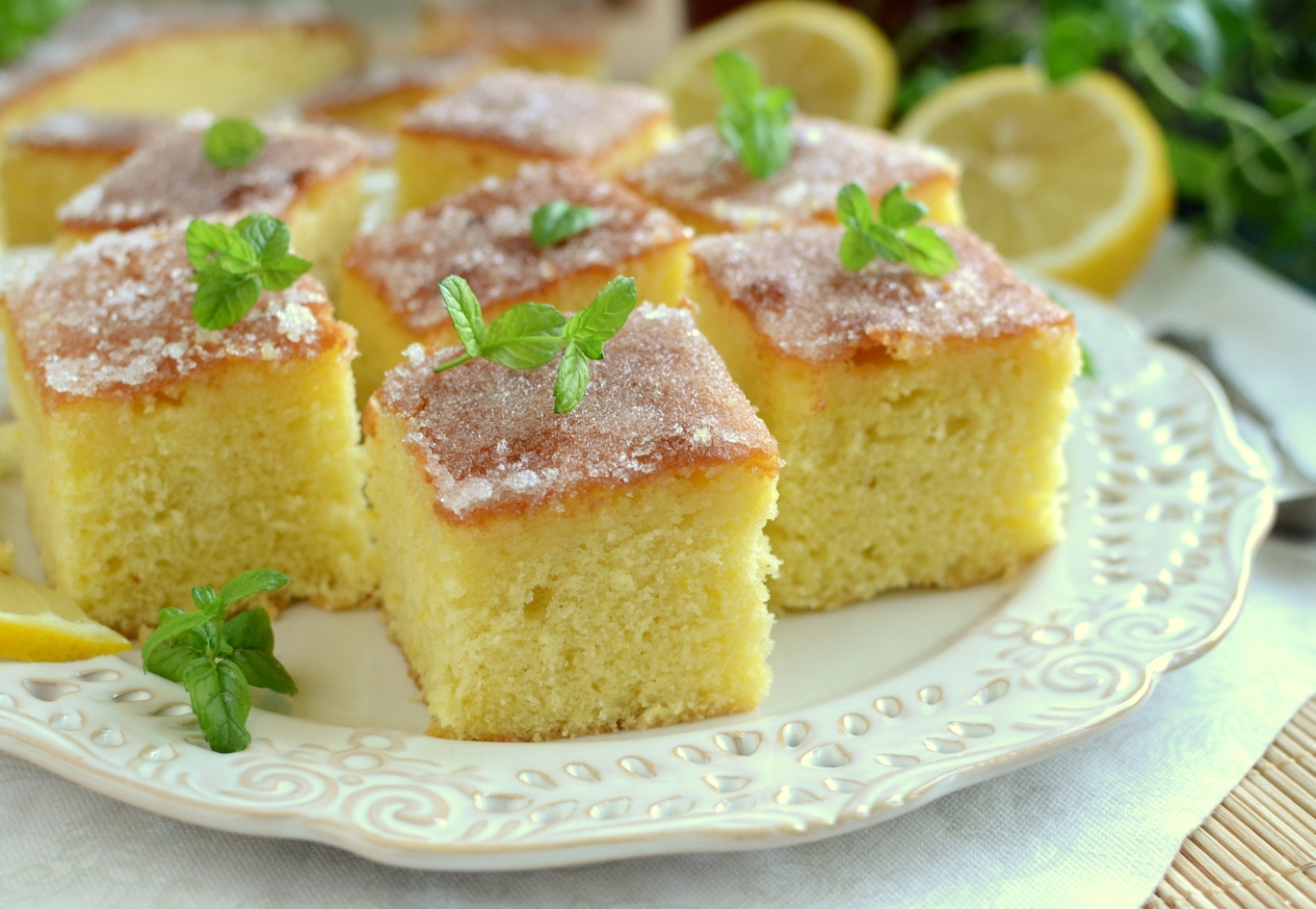 Cytrynka czyli nasączane ciasto cytrynowe