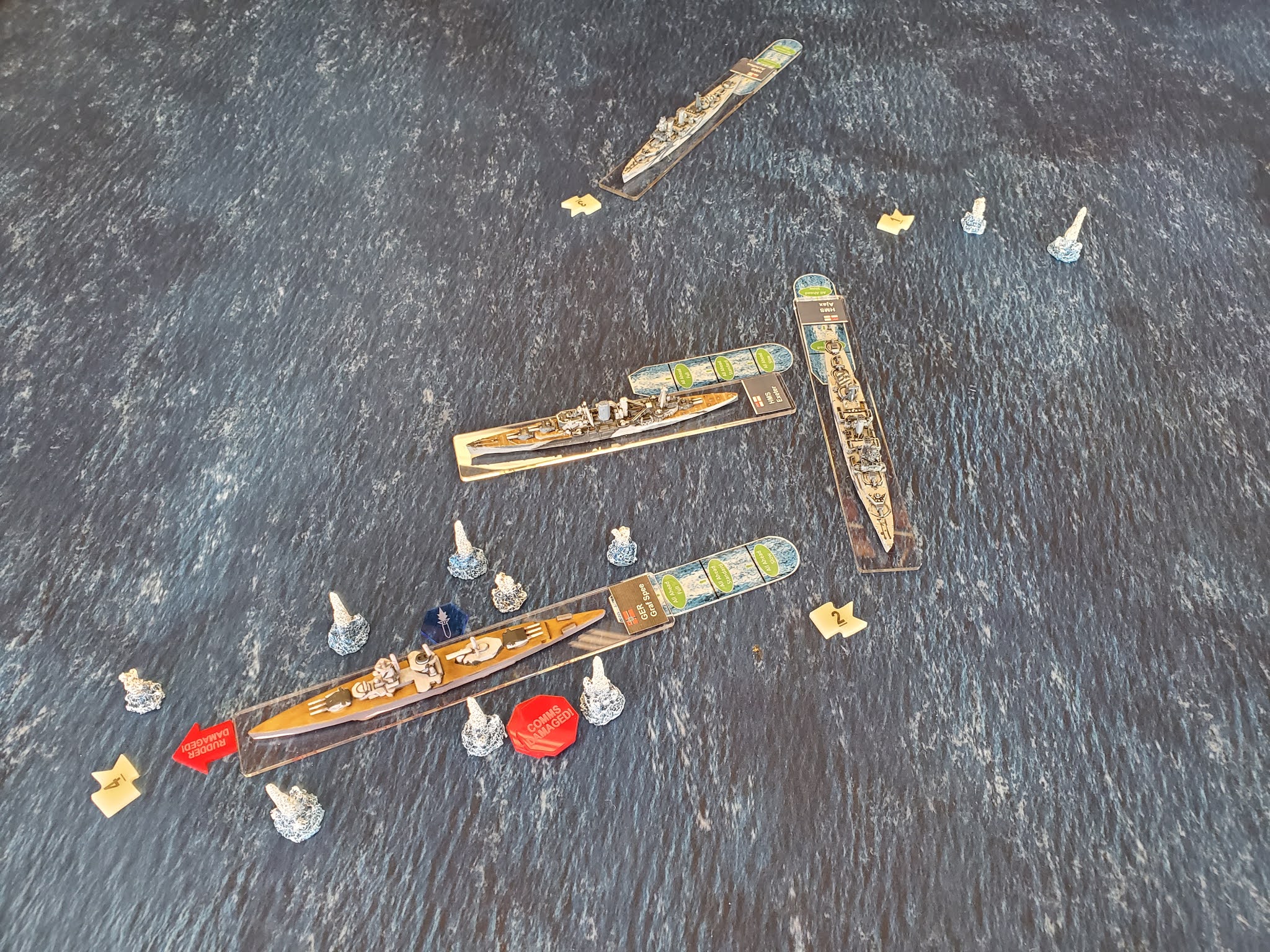 Jay's Wargaming Madness: WW2 Naval Action: Battle of the River Plate