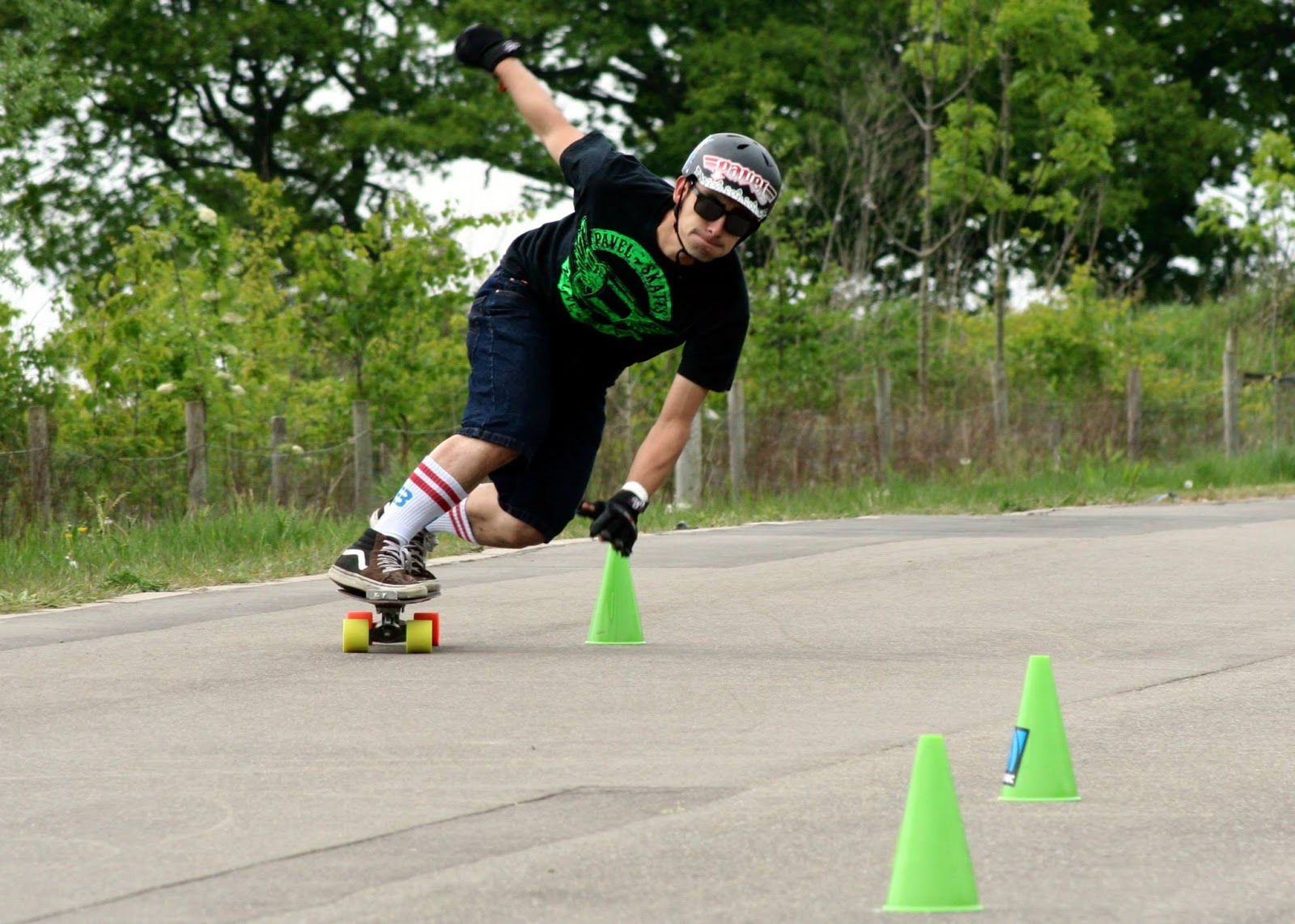 European Slalom Skateboard Championships 2013: Hog Hill Circuit Images