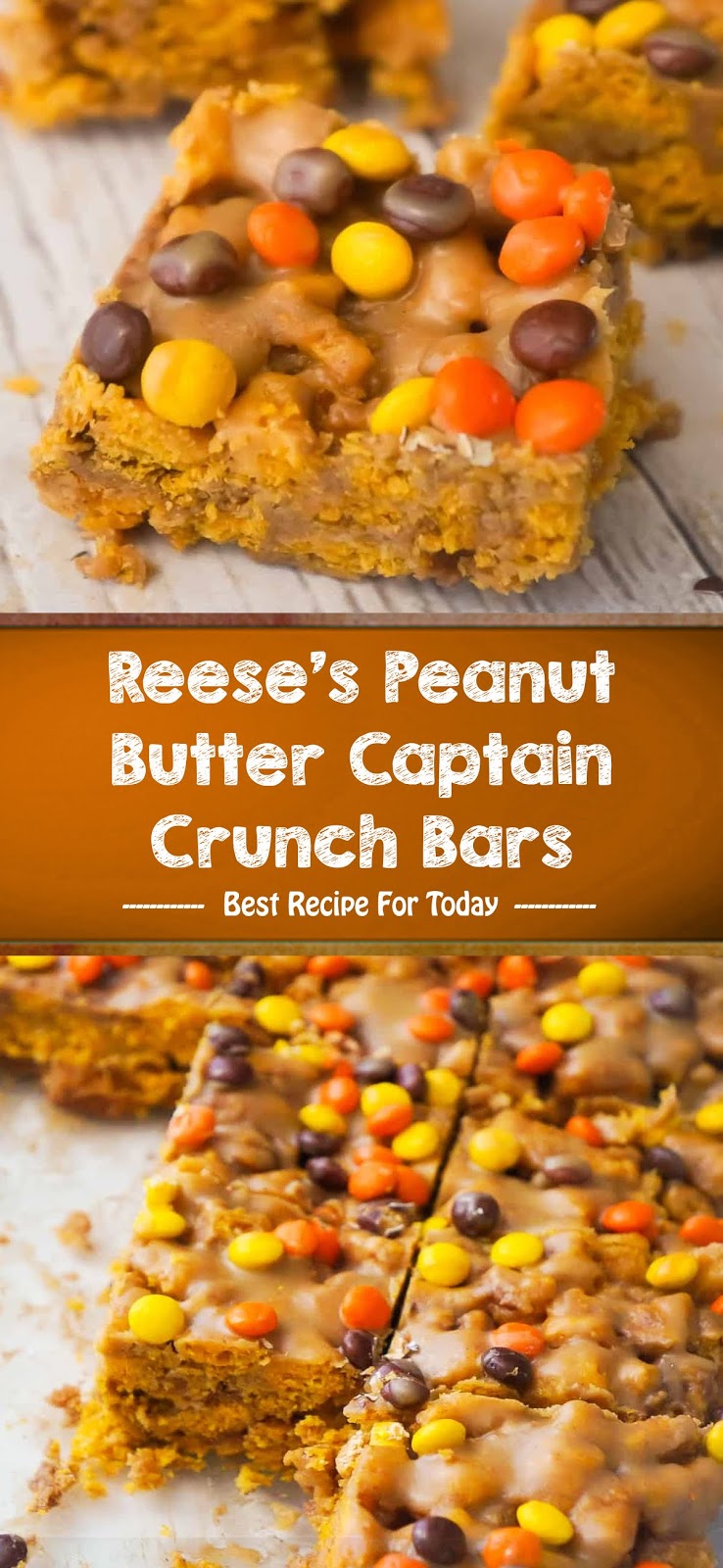 Reese's Peanut Butter Captain Crunch Bars - thepinspopular16