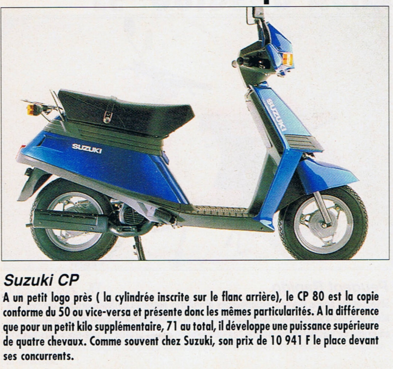 motocycles oldies passion: SUZUKI CP 80