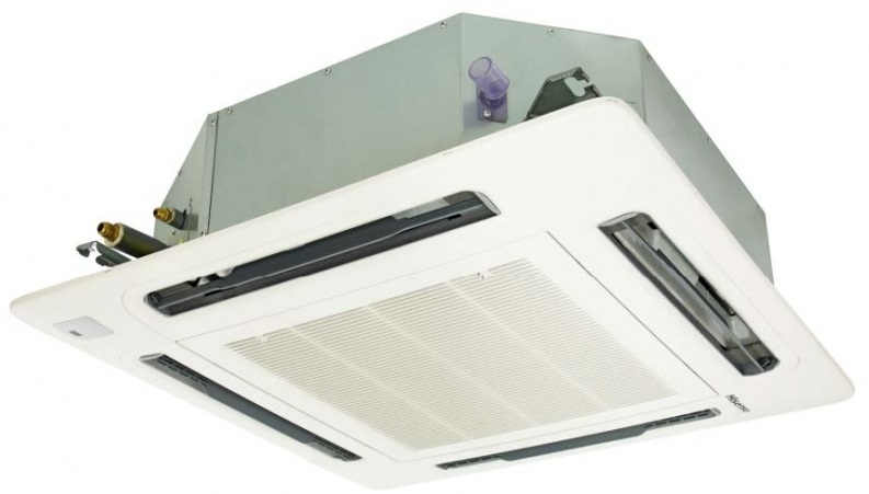 All New Mini Split Ductless HeatPump Systems: Ceiling Cassette Indoor ...