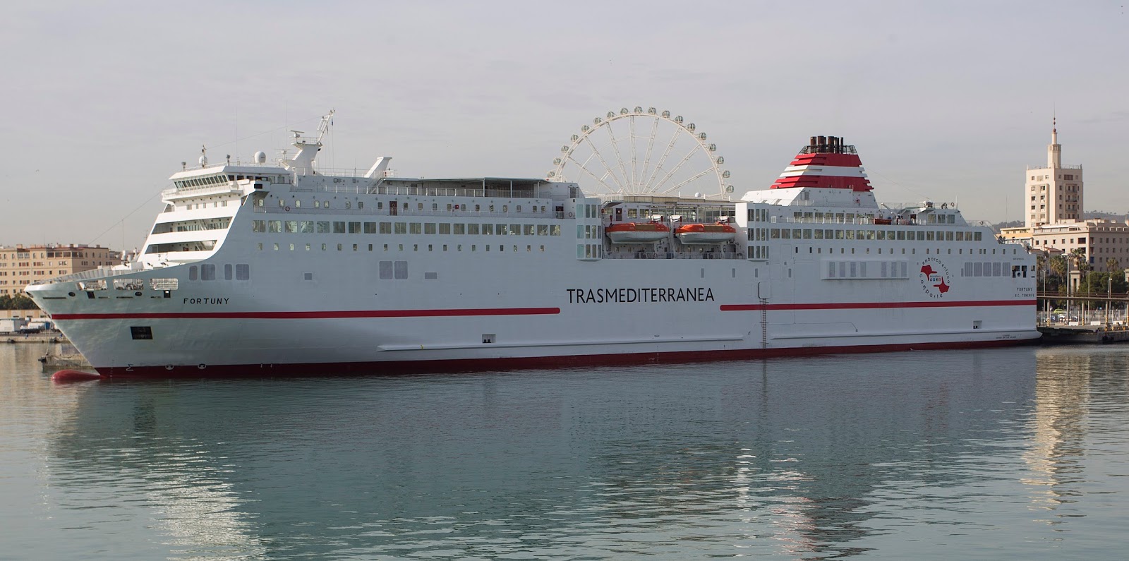 FERRYBALEAR: El Super Ferry "Fortuny" de la Naviera Trasmediterránea ...