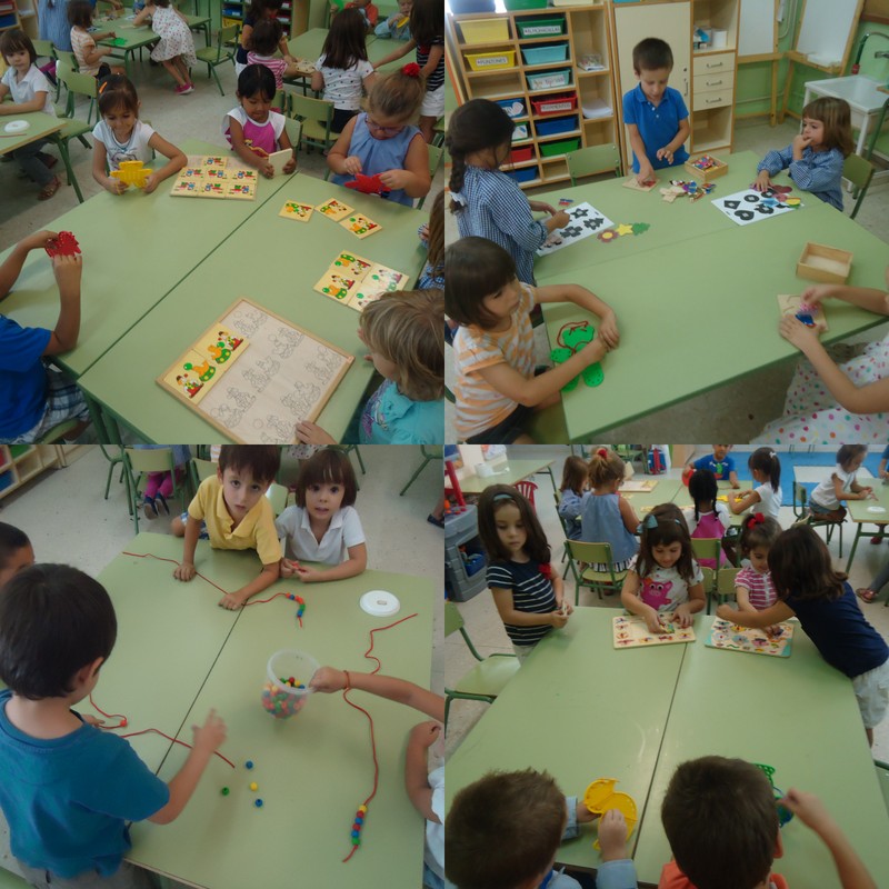 Caramelada y los niños: CONOCEMOS LOS RINCONES