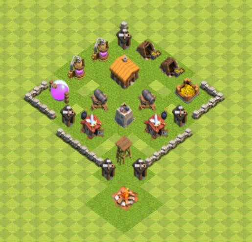 Kumpulan Base Town Hall 2 Clash of Clans (War, Hybrid, Trophy, Farming ...