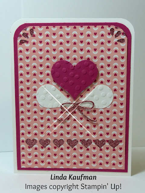 Linda K's Stampin' Page: Love Blossoms DSP Stack Sweetheart Punch Art ...