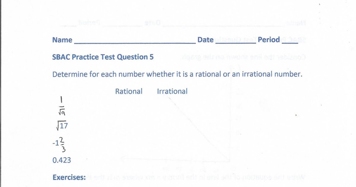 Geometry, Common Core Style: SBAC Practice Test Questions 5-6 (Day 164)