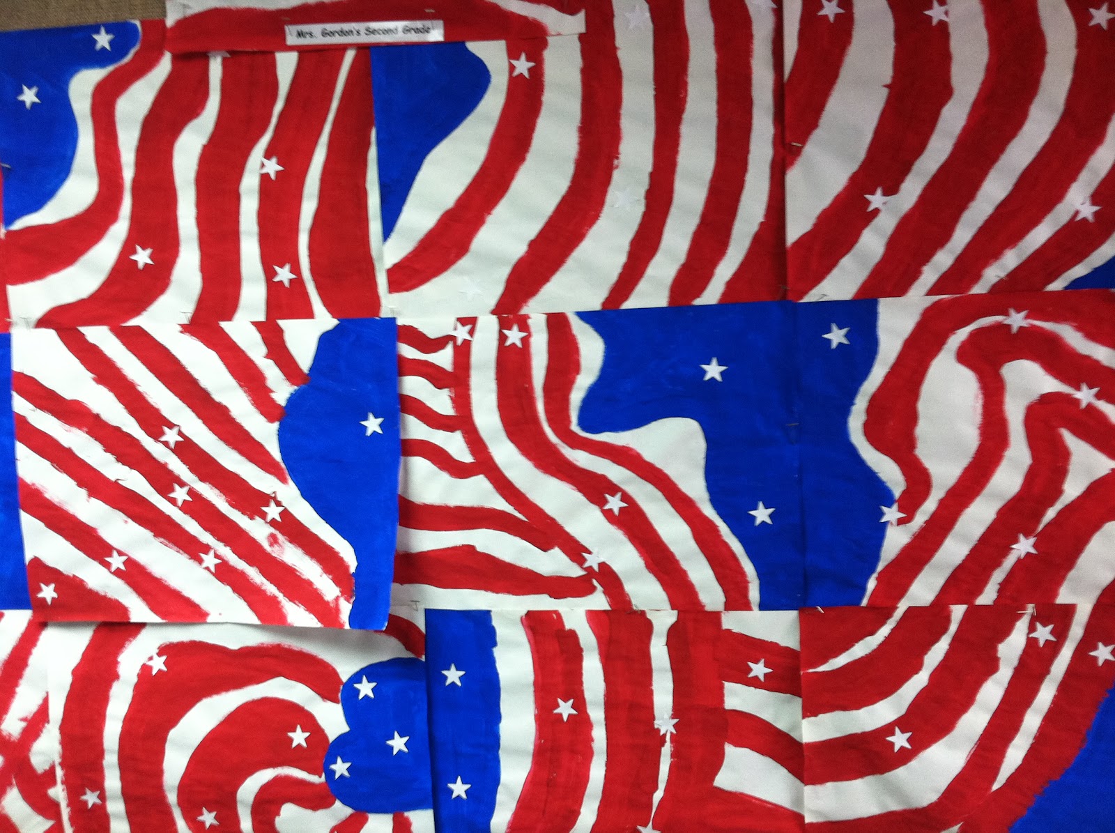 Art at East, Union and more...: 2nd Grade Stripes -- Update