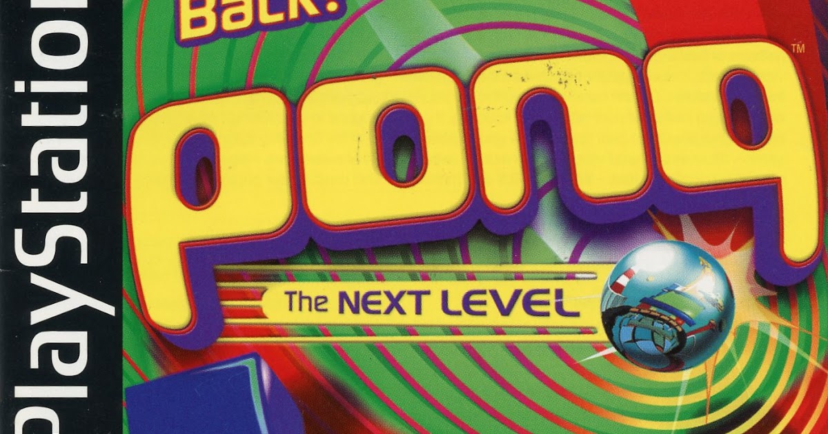 Scanned Vintage Graphics: Pong The Next Level for Playstation