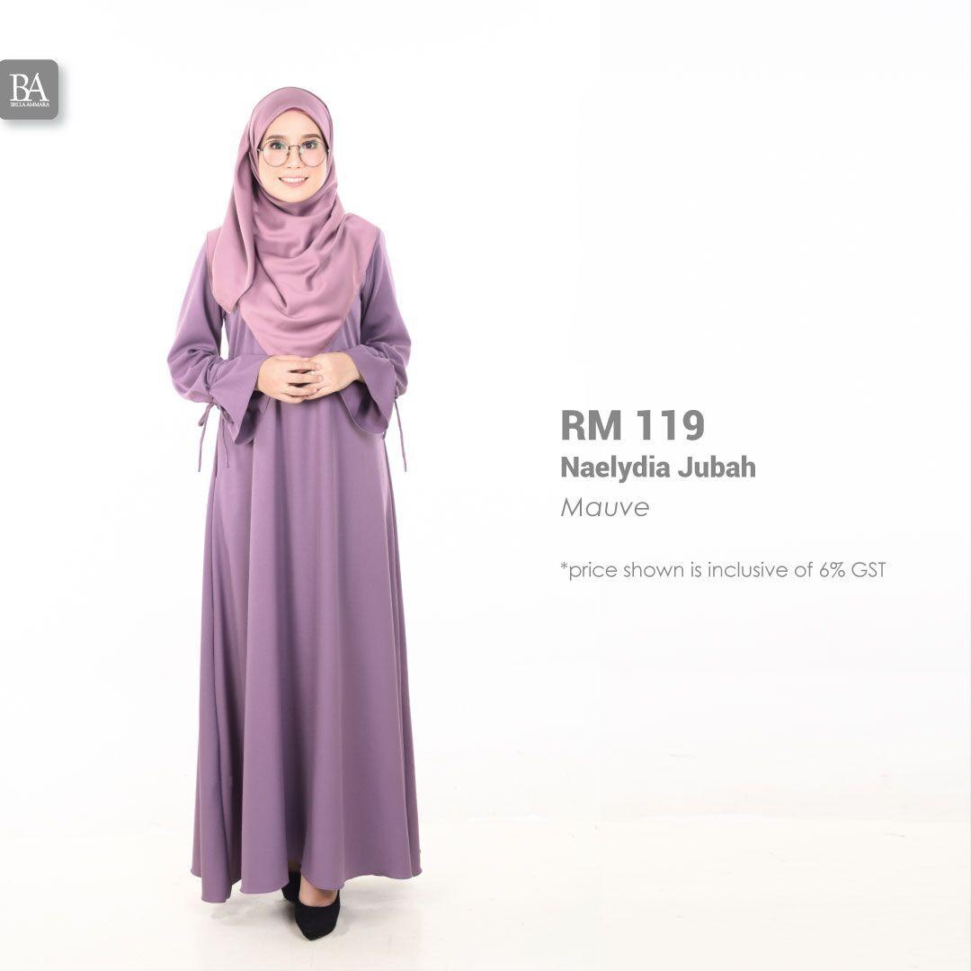 : Jubah simple, besar dan patuh syariah daripada Bella Ammara