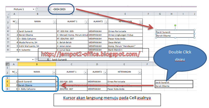 FUNGSI CAMERA TOOLS PADA MICROSOFT EXCEL 2010 - Multi Contents for all