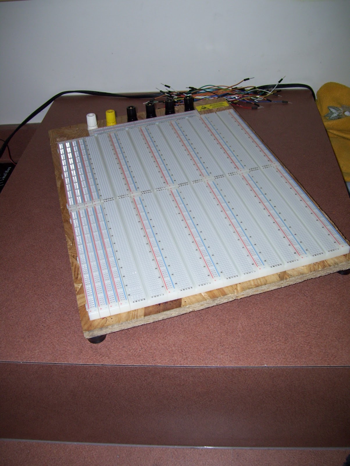 some assembly required: Giant Breadboard