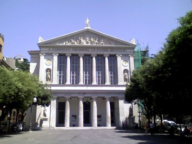Beatriz Chiabrera de Marchisone: Teatro Gabriello Chiabrera (Savona-Italia)
