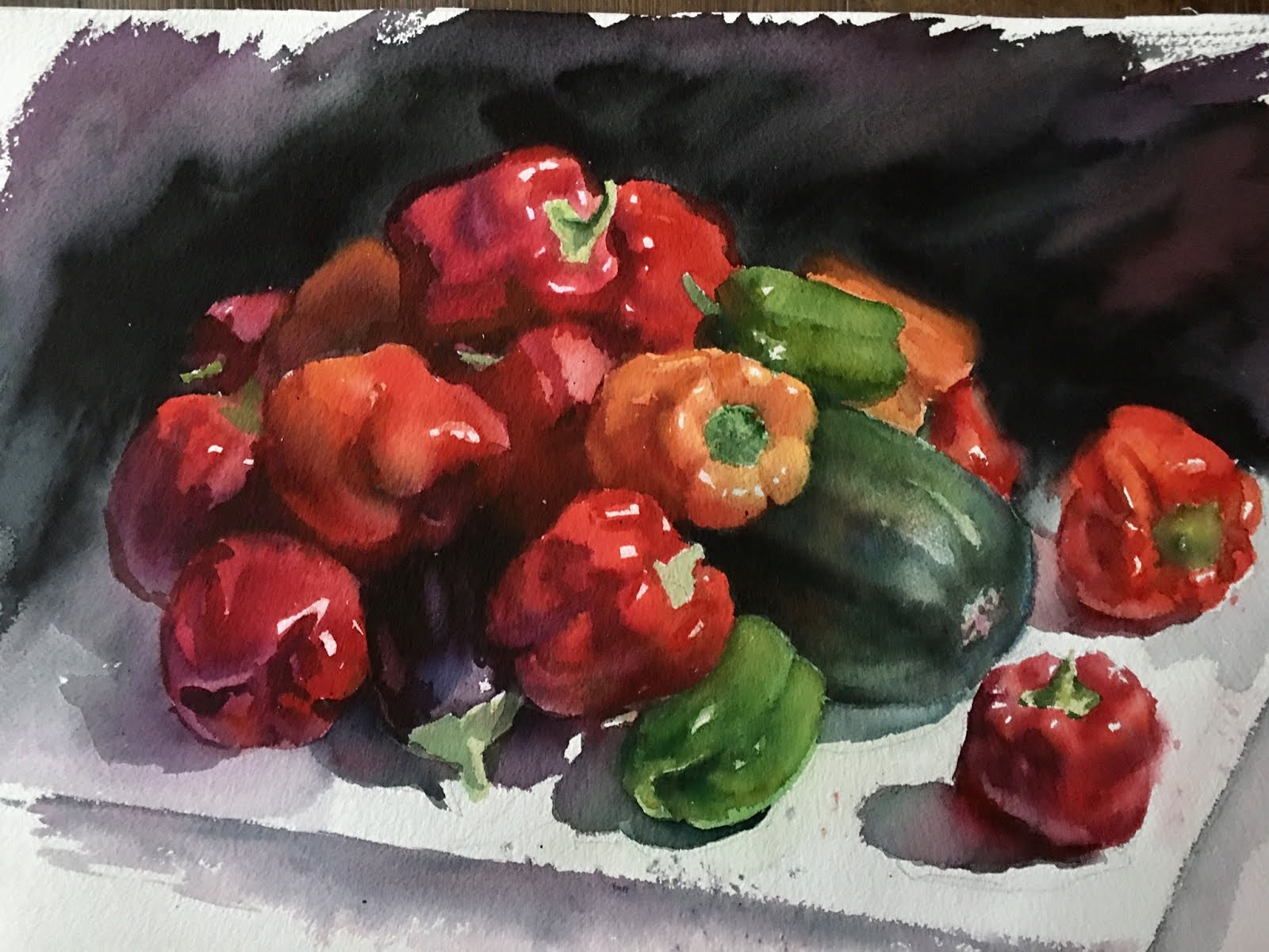 The Watercolour Log: Watercolour Paintings 70