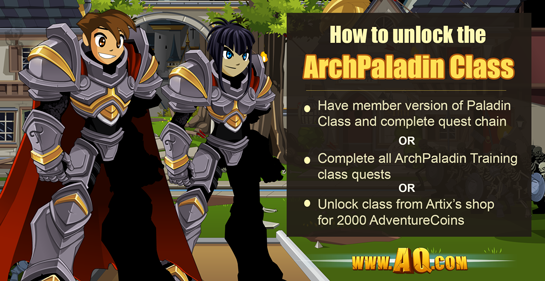 Guide lengkap : Cara mendapatkan ArchPaladin AQW! - Fariszak