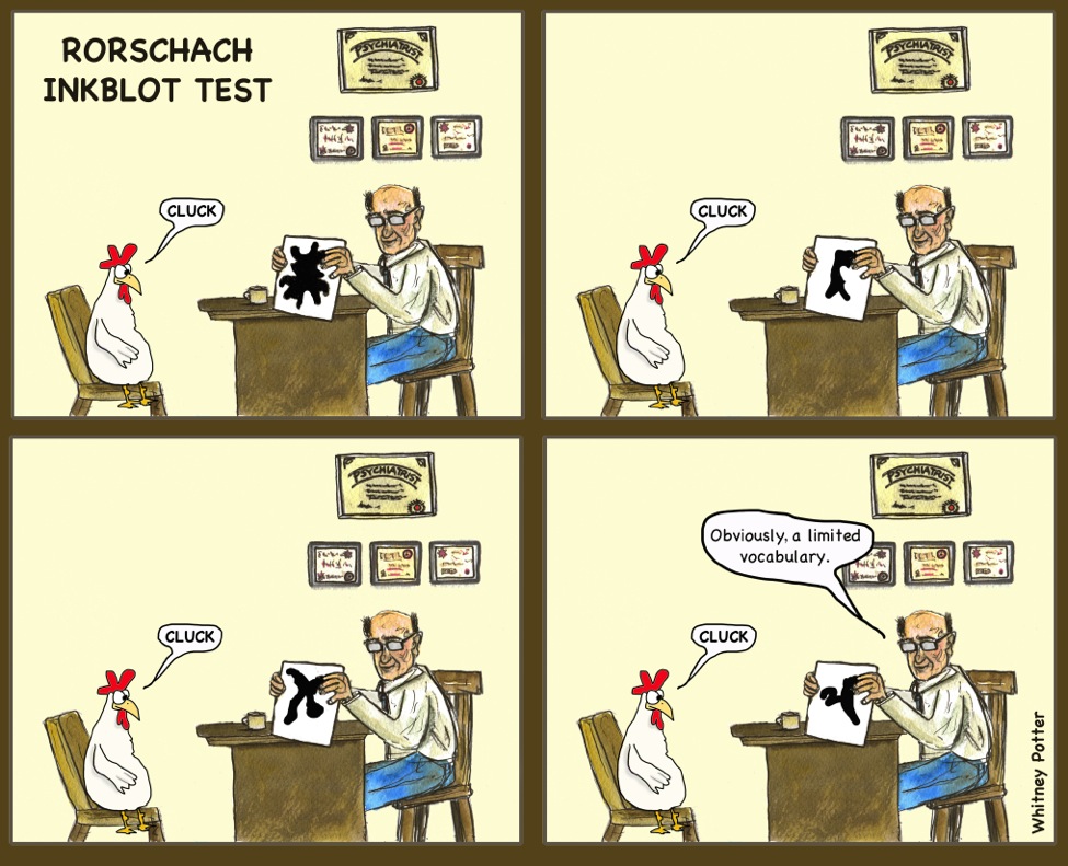 Shoreline Area News: Cartoon by Whitney Potter: Rorschach test