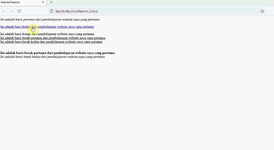 Belajar HTML dasar-5,Mengenal tentang Tag Anchor dan Attribut HTML