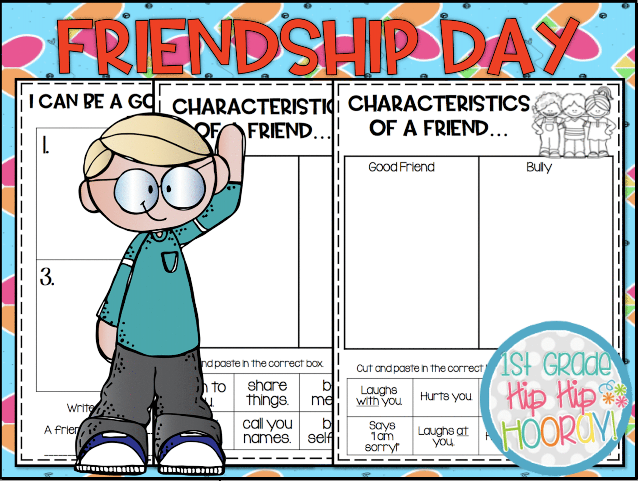 1st Grade Hip Hip Hooray!: Ff for Friendship Themed Days...ABC ...