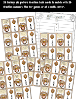 Turkey Pie Fractions and a FREEBIE | Teacher's Take-Out