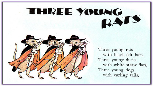 THREE YOUNG RATS – KIDS POEM | rajesh1128