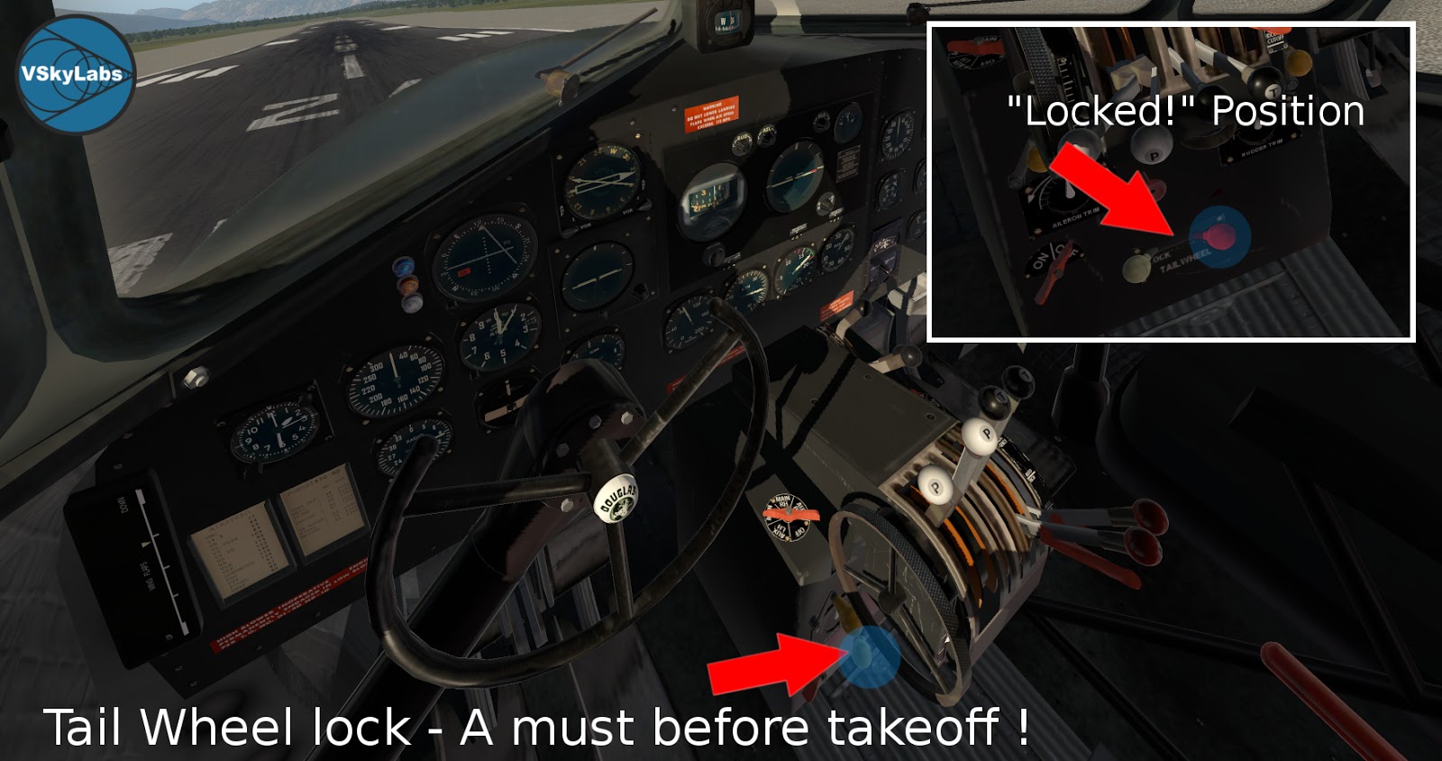 V11 VSL DC-3 C-47 Flying Lab v001.1 - Tail wheel - C-47B Skytrain - X ...