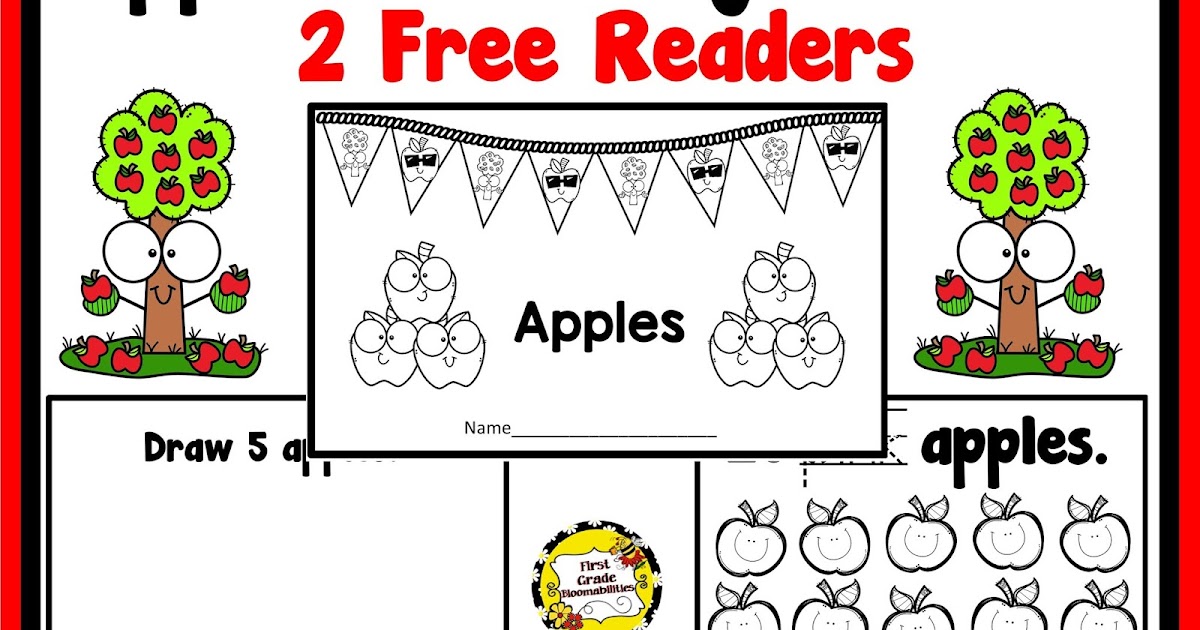 First Grade Bloomabilities: Freebie Apple Emergent Reader