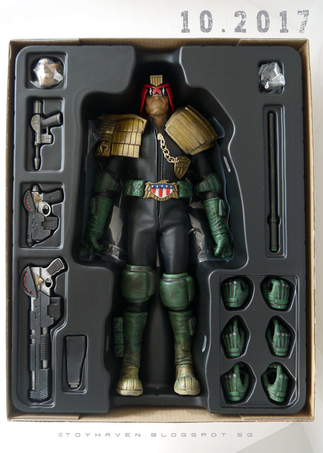 toyhaven: October Haul: 2000 AD x ThreeA 1/6th scale Judge Dredd ...