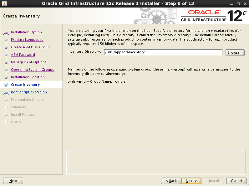 Installing Oracle 12c R1 Grid Infrastructure On Linux 7 Oraclenext