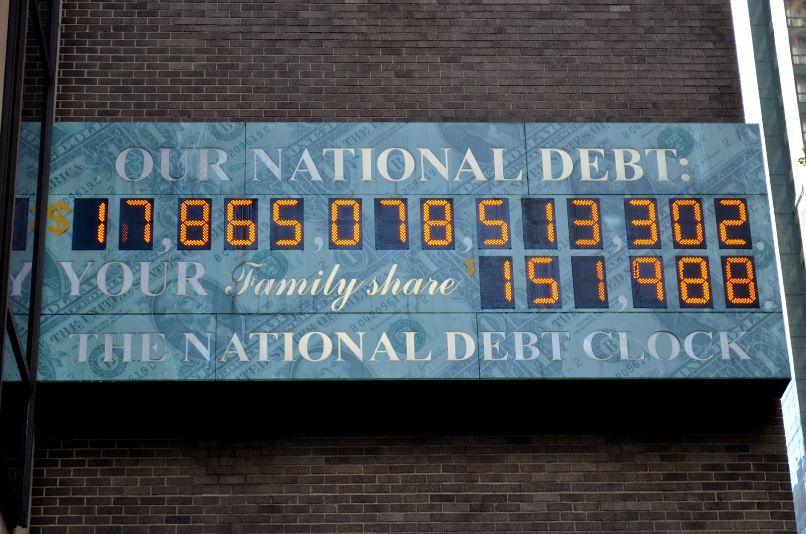 This Hidden City: National Debt Clock
