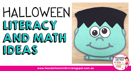 Halloween Literacy and Math Ideas | Foundation into First