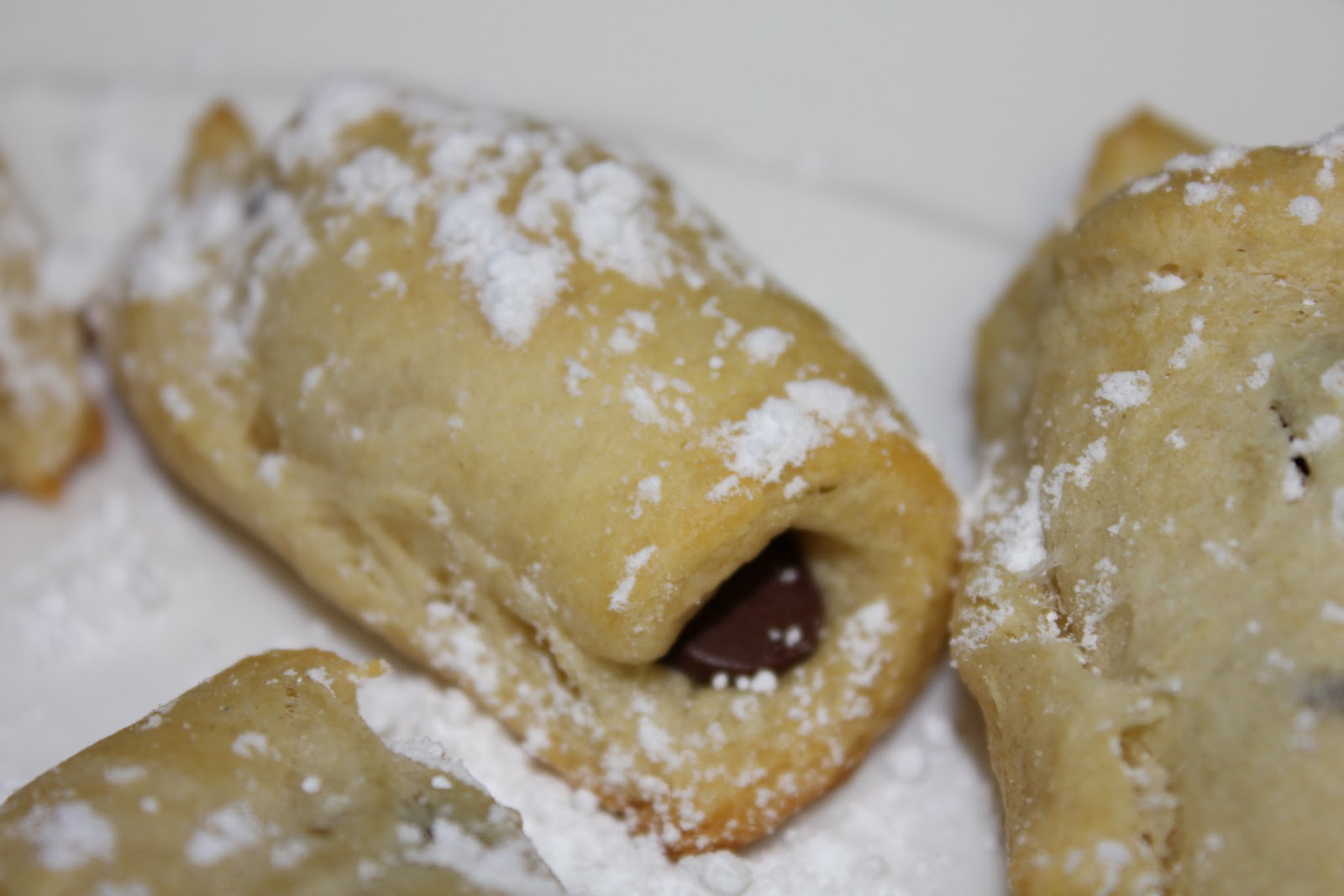simply made with love: Chocolate Filled Crescents