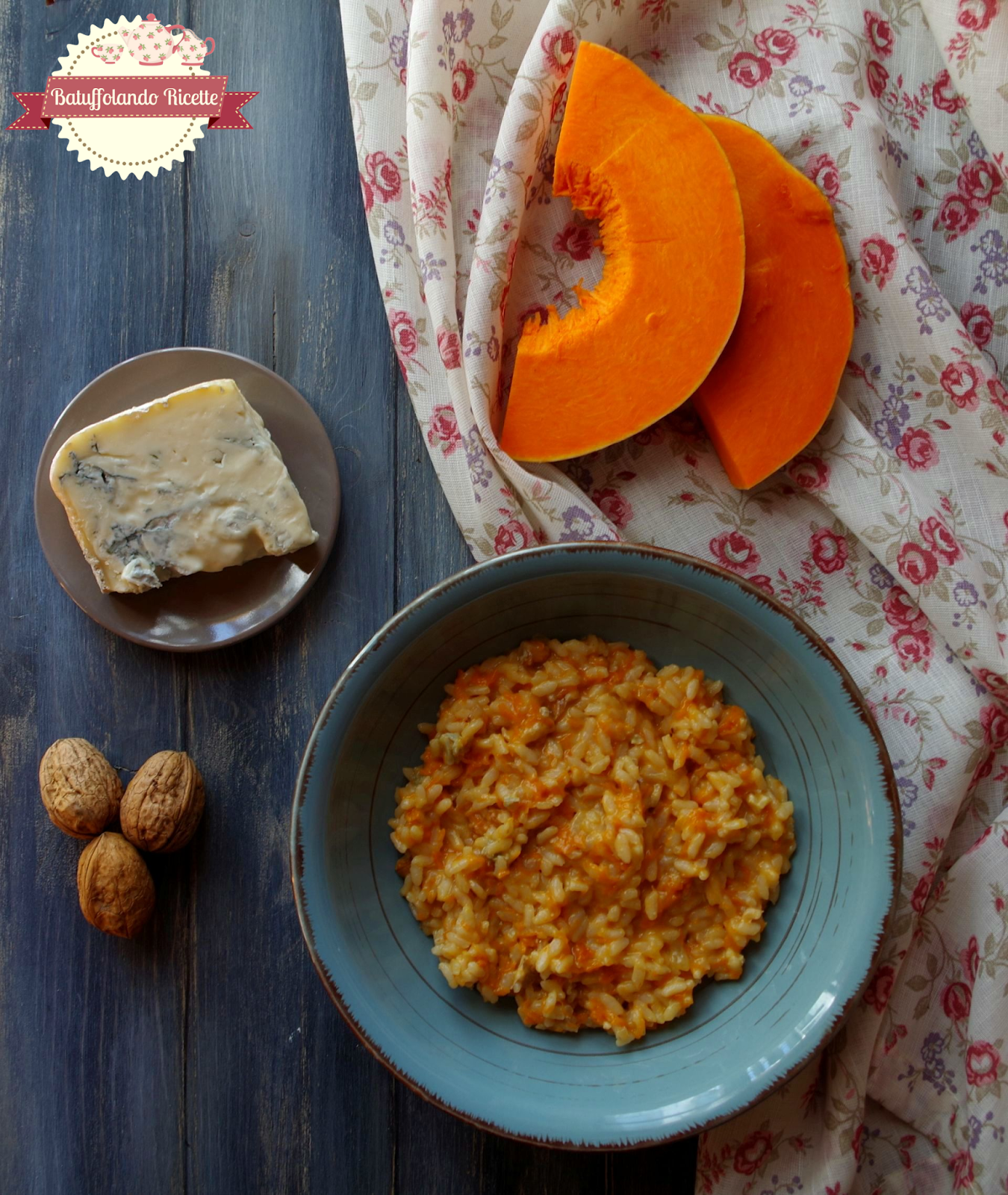 Batuffolando Ricette: Risotto cremoso alla zucca, gorgonzola di Novara ...